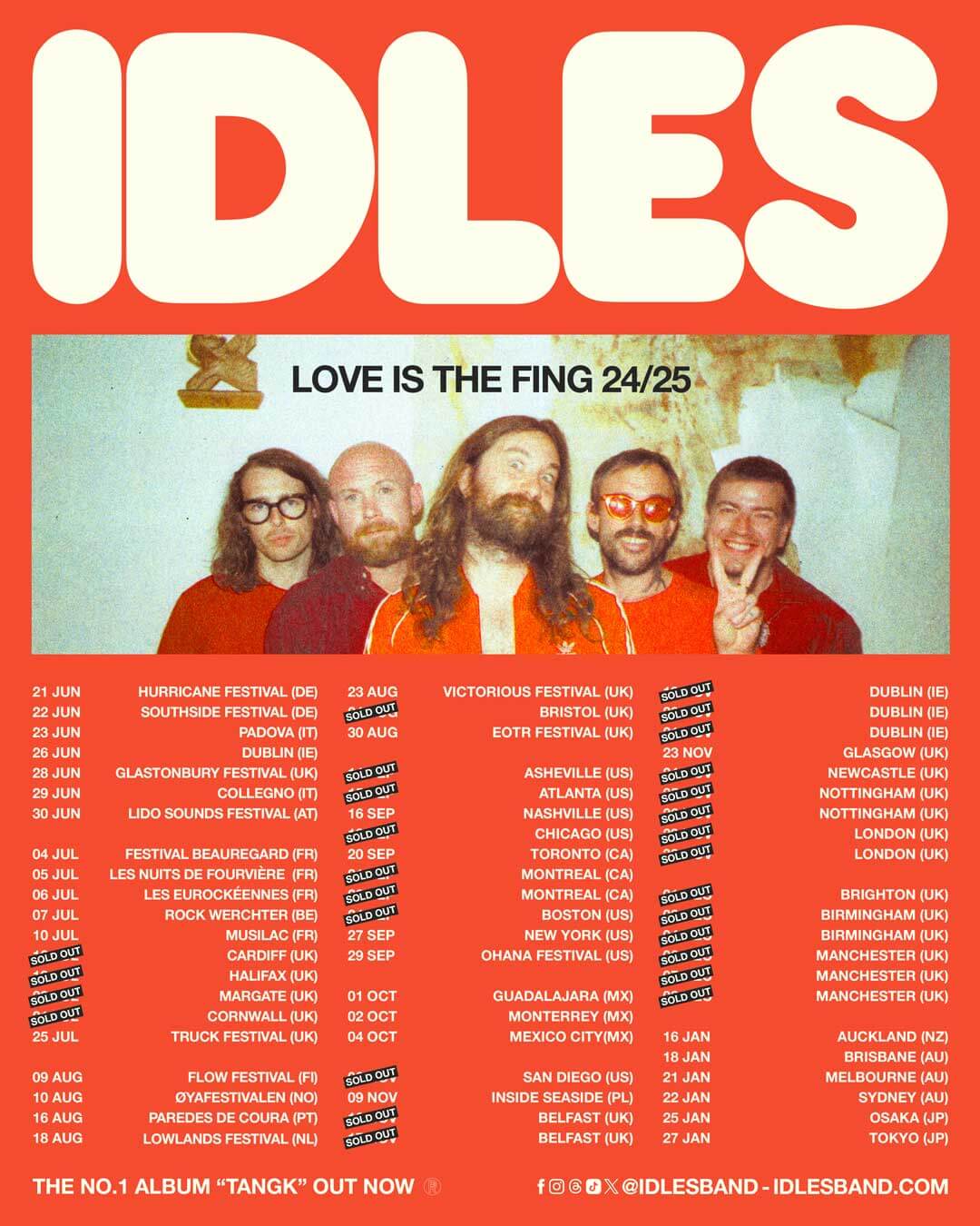Press Contacts - IDLES